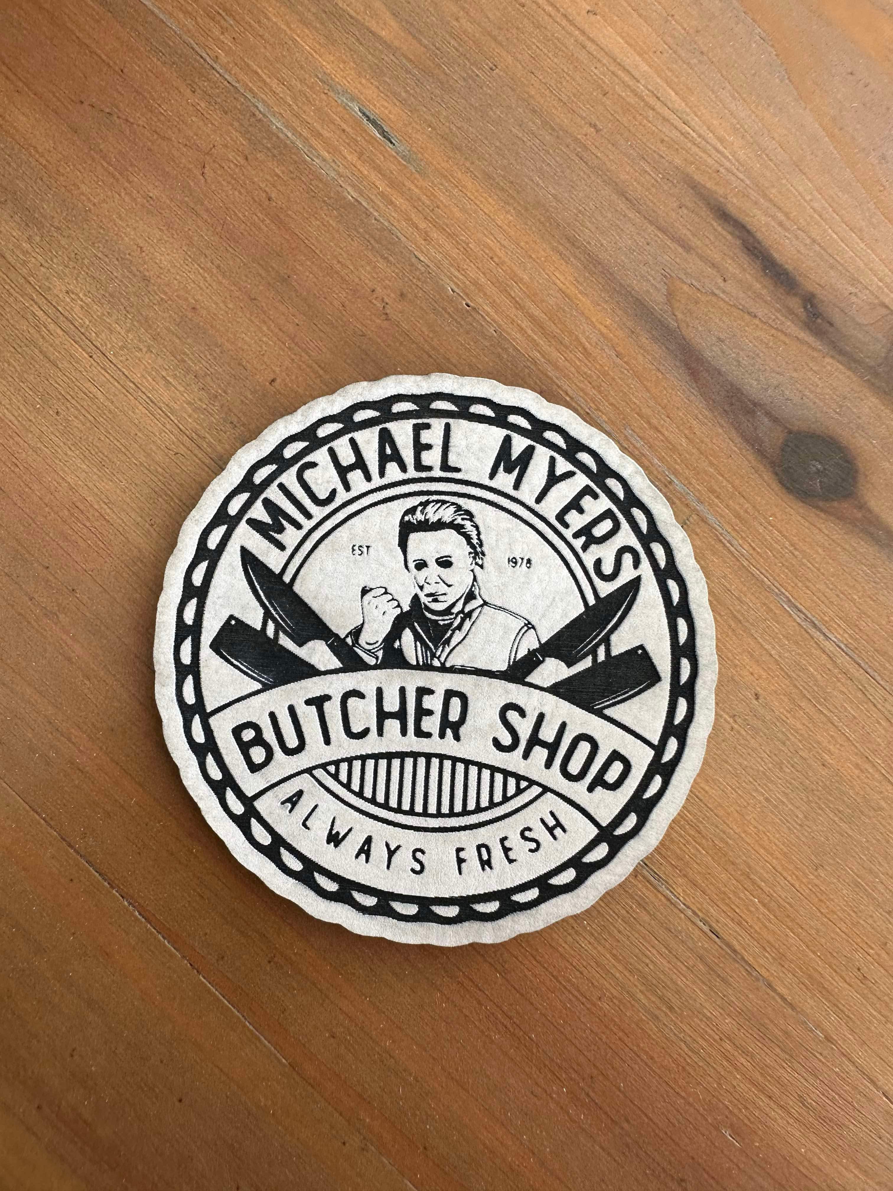 Butcher Shop Round Patch | DM Designs Plus