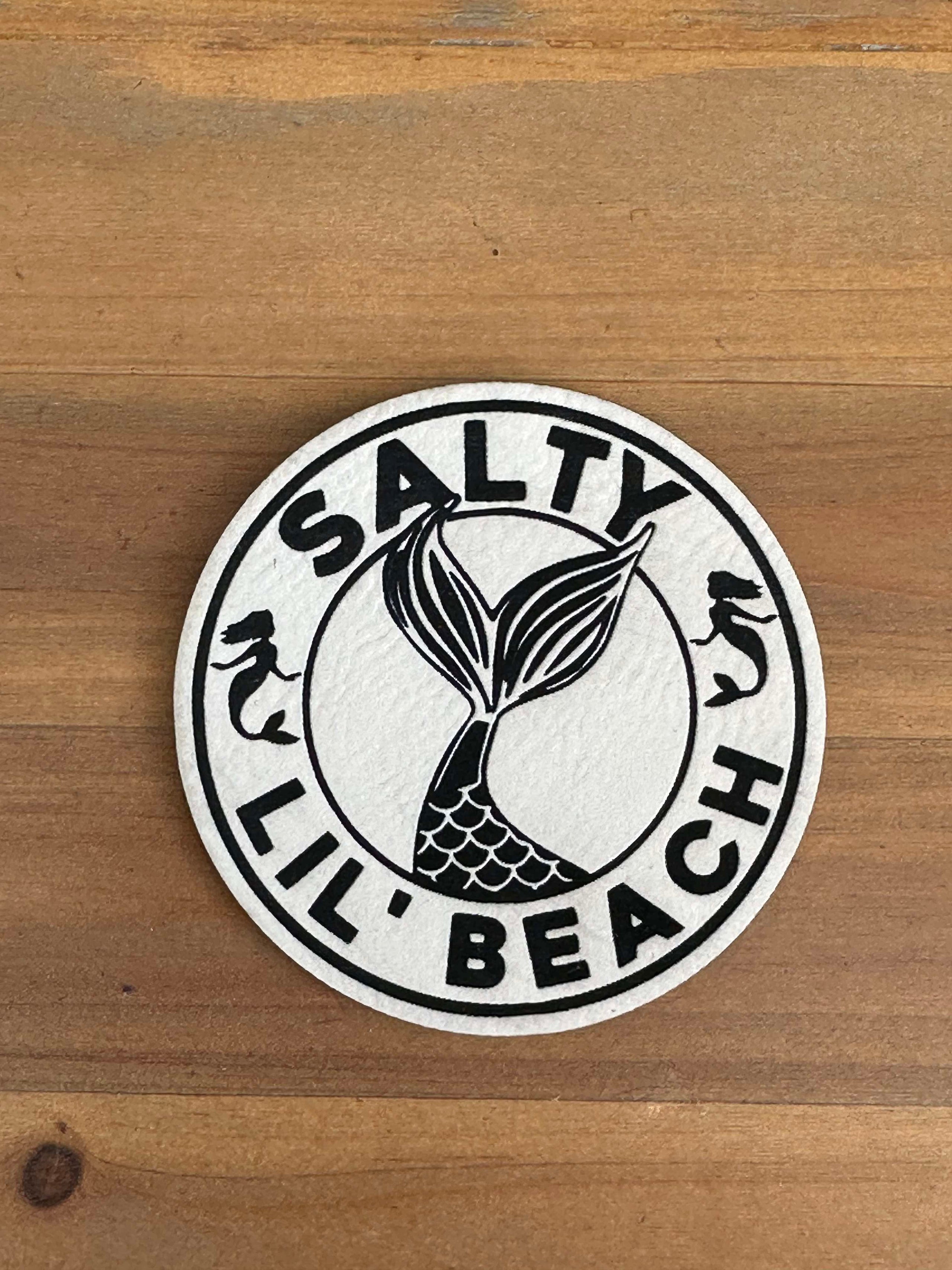 Salty LiL’ Beach with mermaid tail Patch | DM Designs Plus