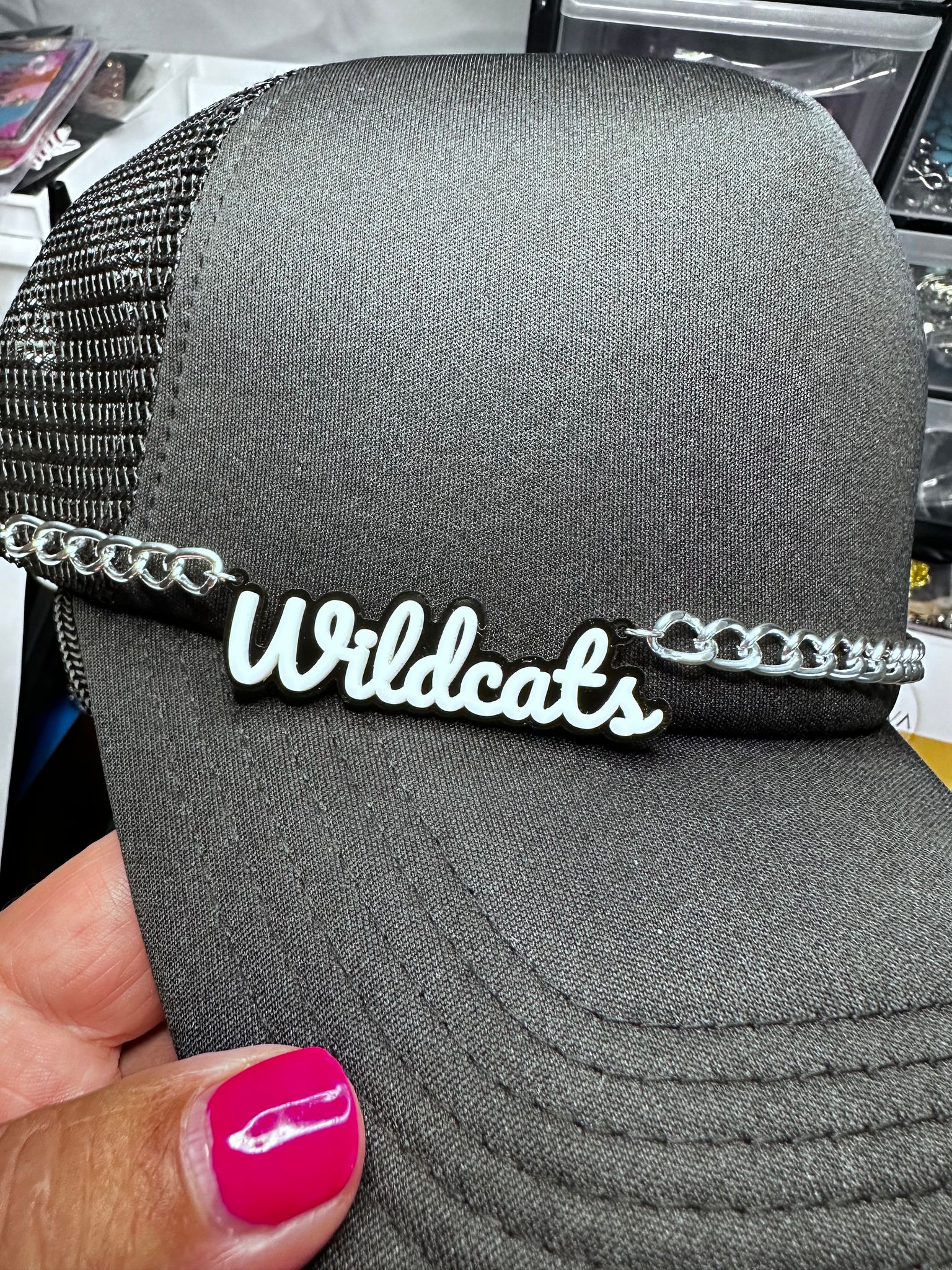 CUSTOM School Spirit Hat Chain | DM Designs Plus